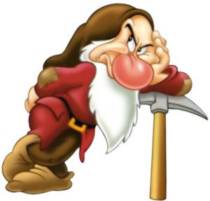 Grumpy from Snow White - Disney With Dave's Daughters