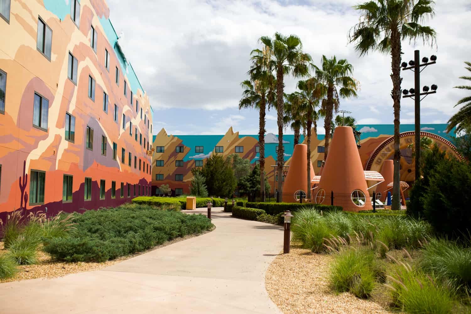 Cars Hotel Area at Disney World's Art of Animation Resort