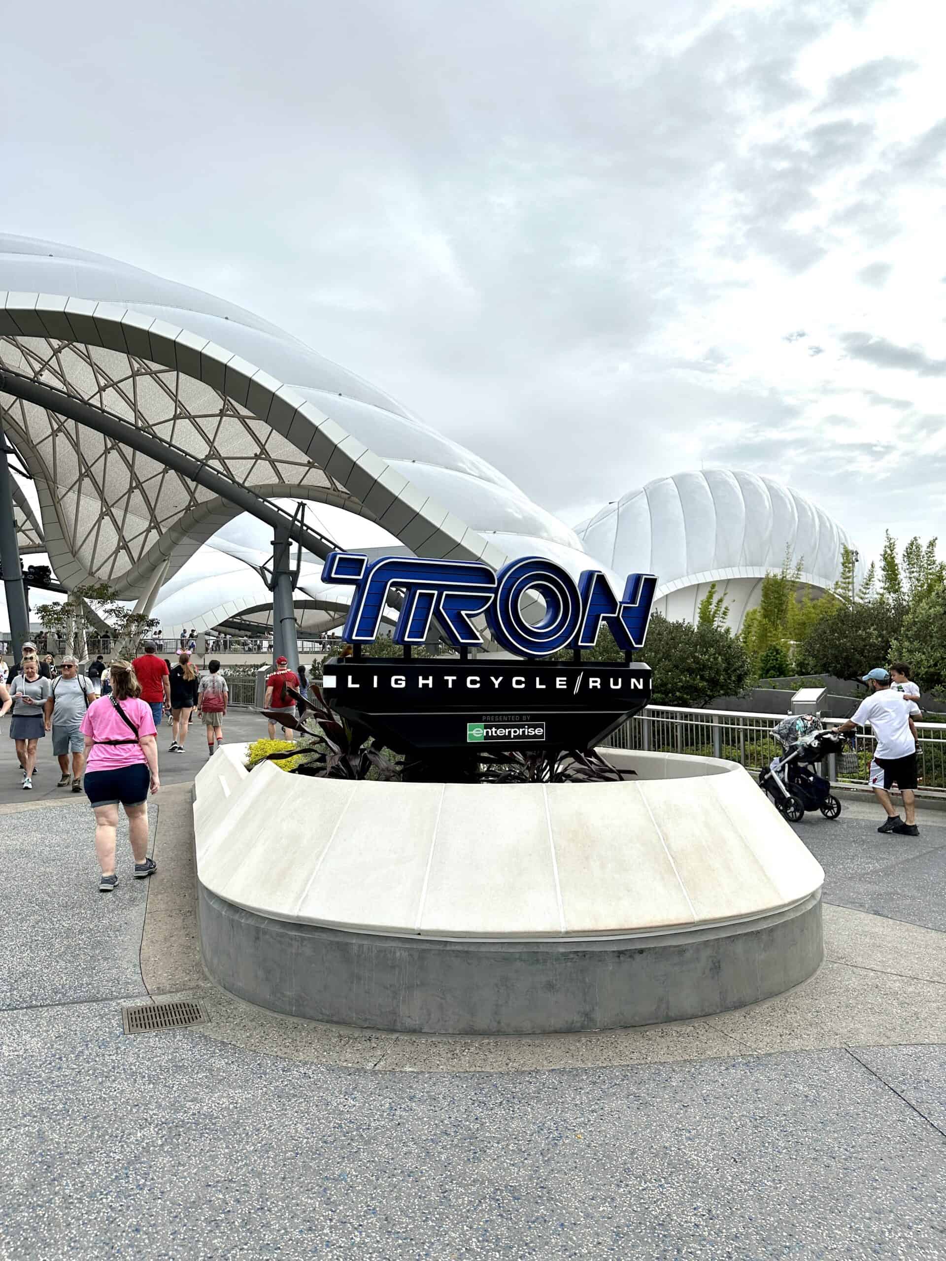 Tron Lightcycle Run - Fastest Coaster in Disney World