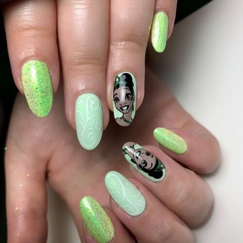 35 Classy Disney Princess Nails