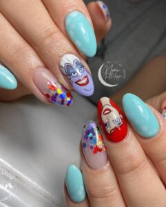 Over 35+ Disney Villain Nails