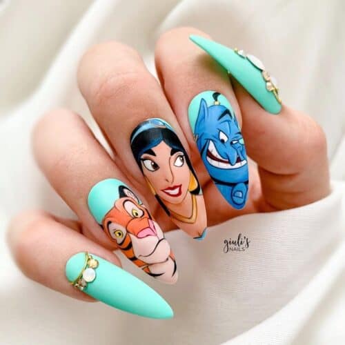 35 Classy Disney Princess Nails