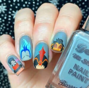 Over 35+ Disney Villain Nails