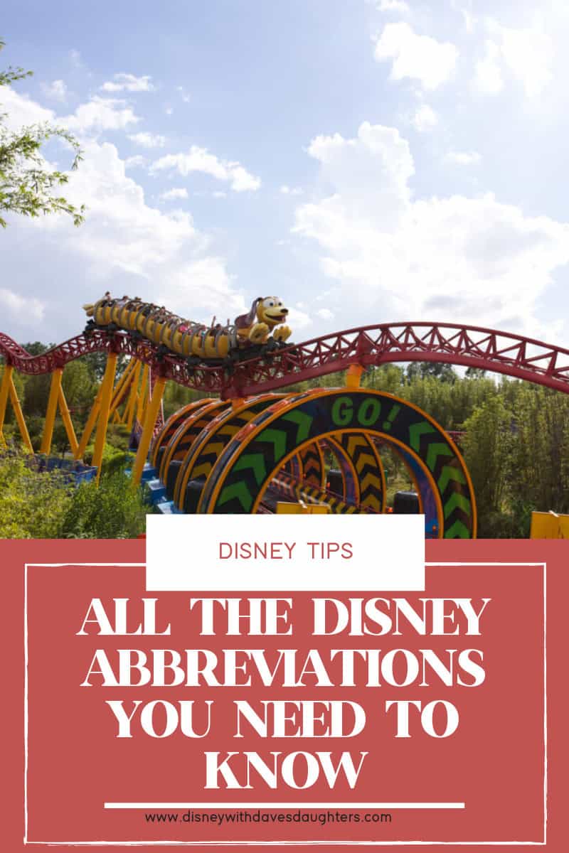 Disney Abbreviations You Need To Know