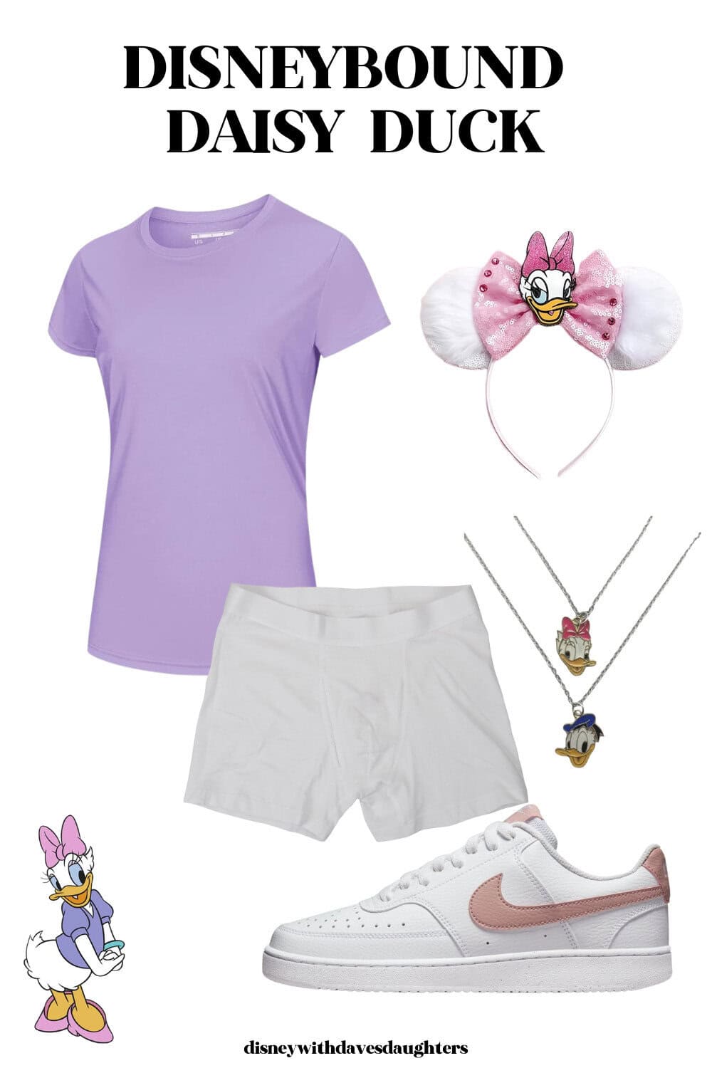 Daisy Duck Disneybound - 5 Amazing Outfits